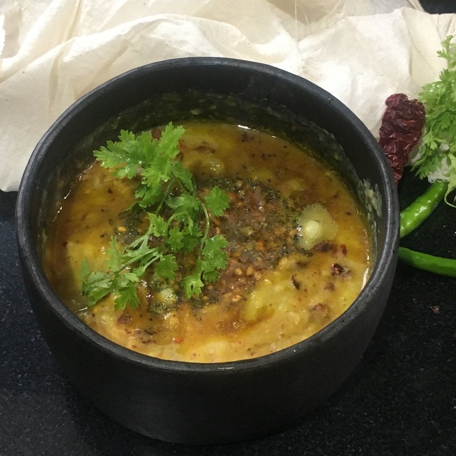 Mavidikaya pappu – Raw mango daal -Andhra style – Oota ayita